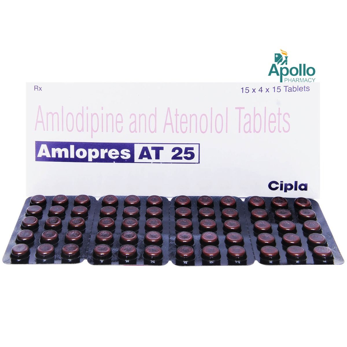 Amlopres AT 25 Tablet 15's Price, Uses, Side Effects, Composition ...