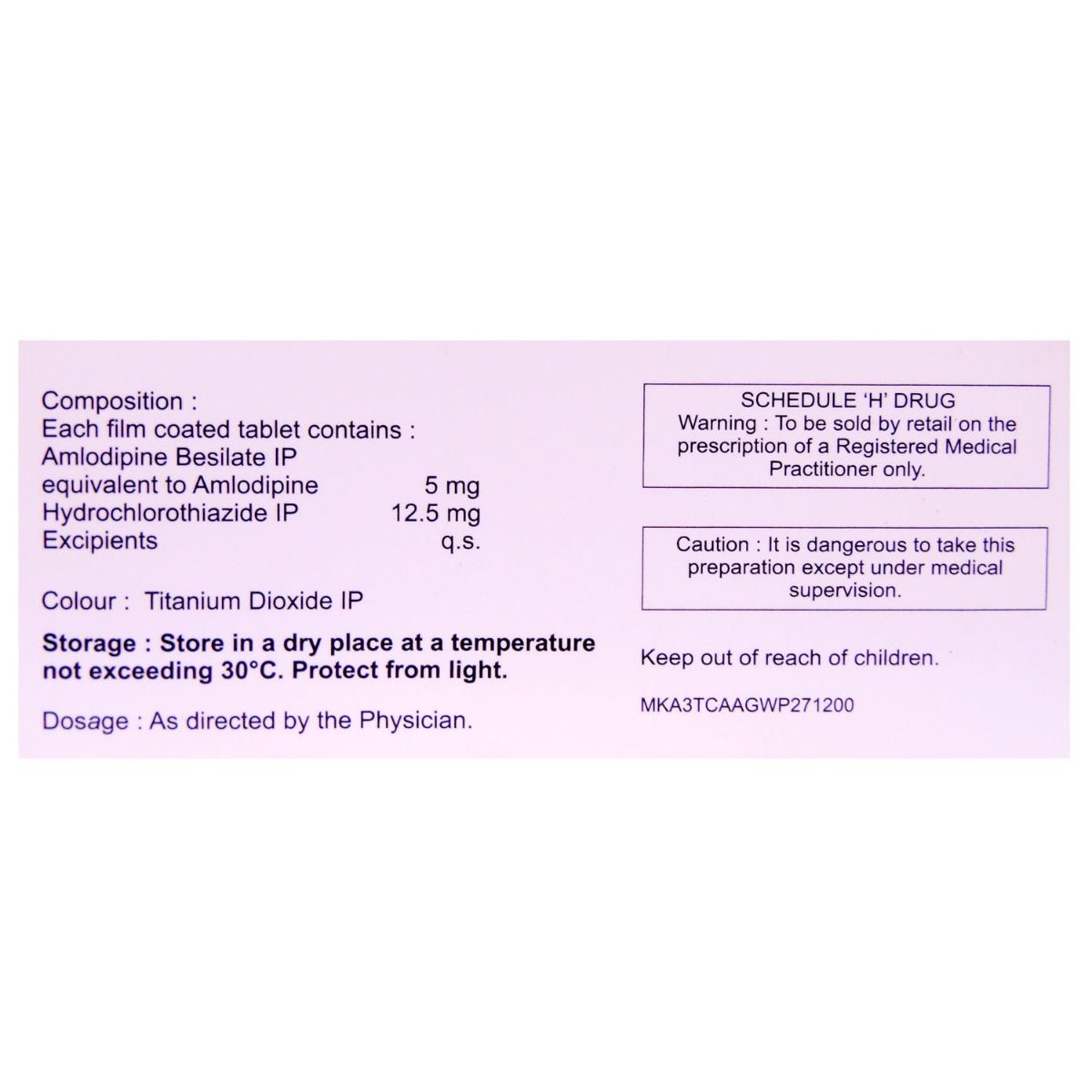 Amlokind H Tablet 10's Price, Uses, Side Effects, Composition - Apollo ...