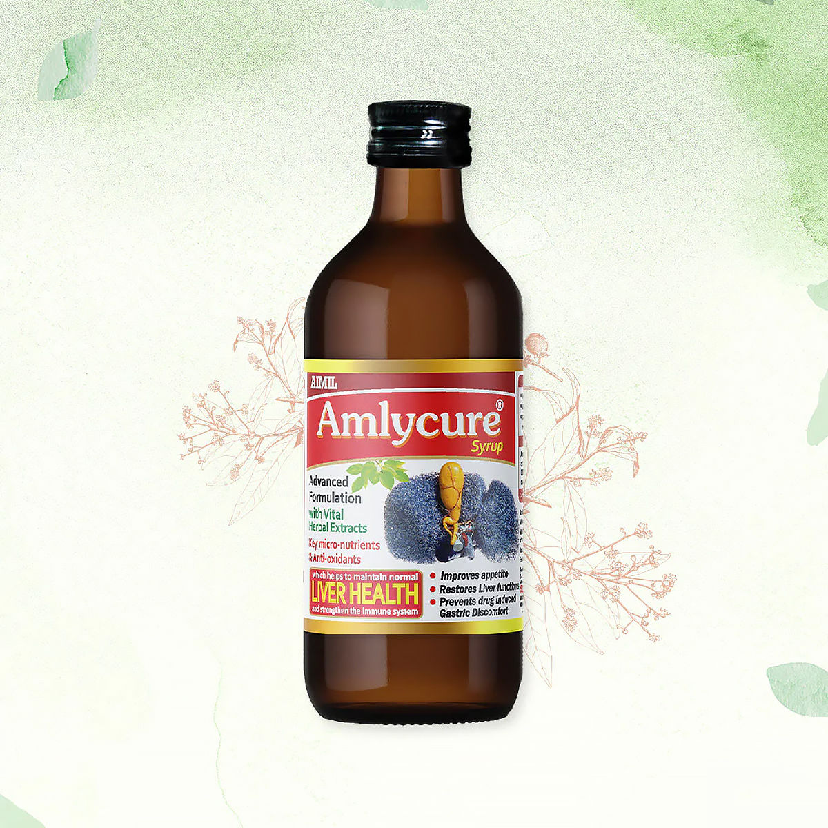 Aimil Amlycure Syrup, 200 ml Price, Uses, Side Effects, Composition ...