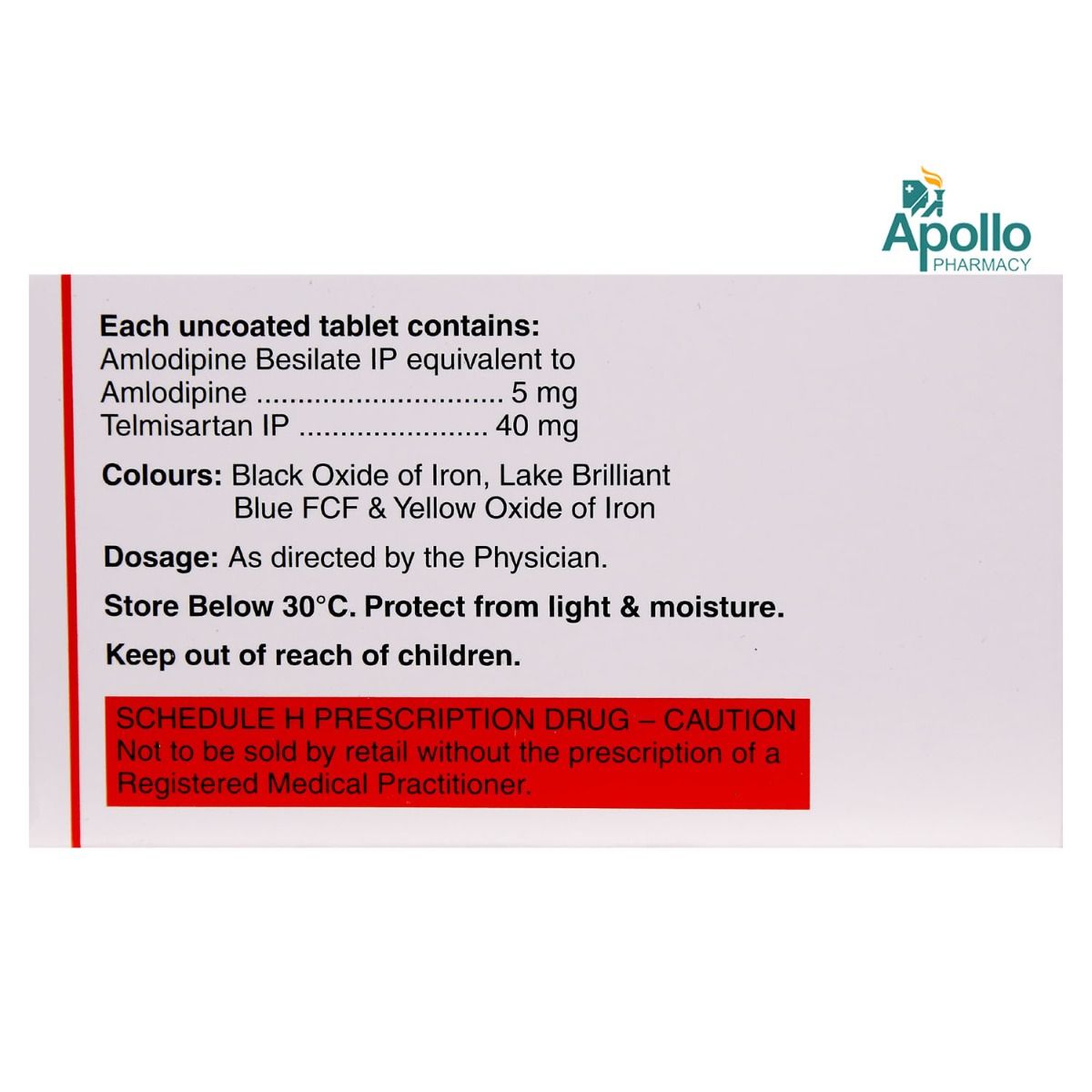 Amlopres T Tablet 10's Price, Uses, Side Effects, Composition - Apollo ...