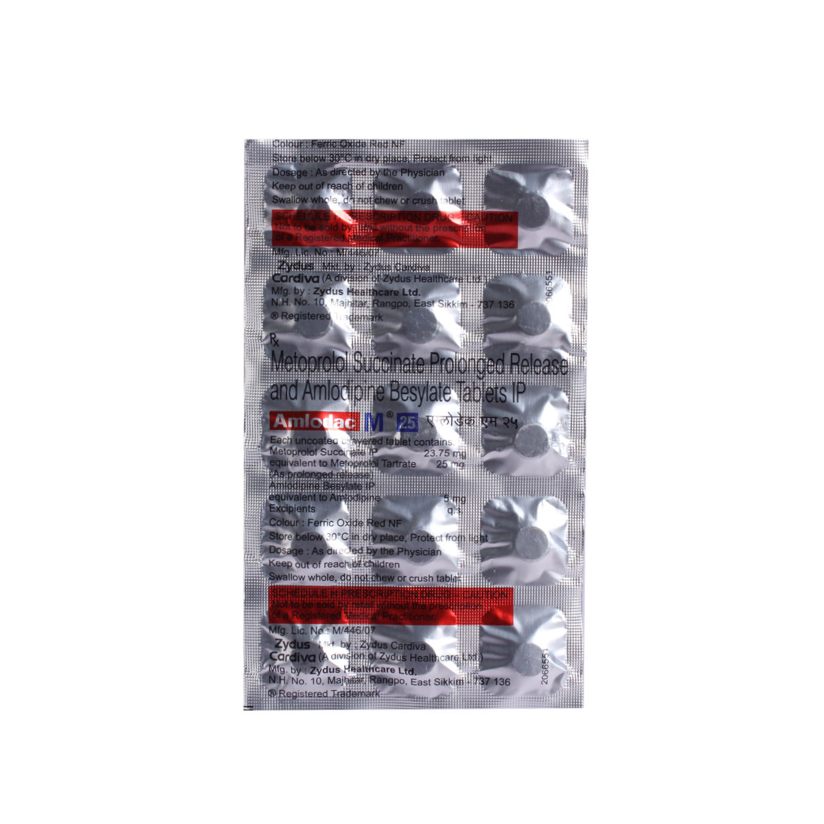 Amlodac M 25 Tablet 15's Price, Uses, Side Effects, Composition ...