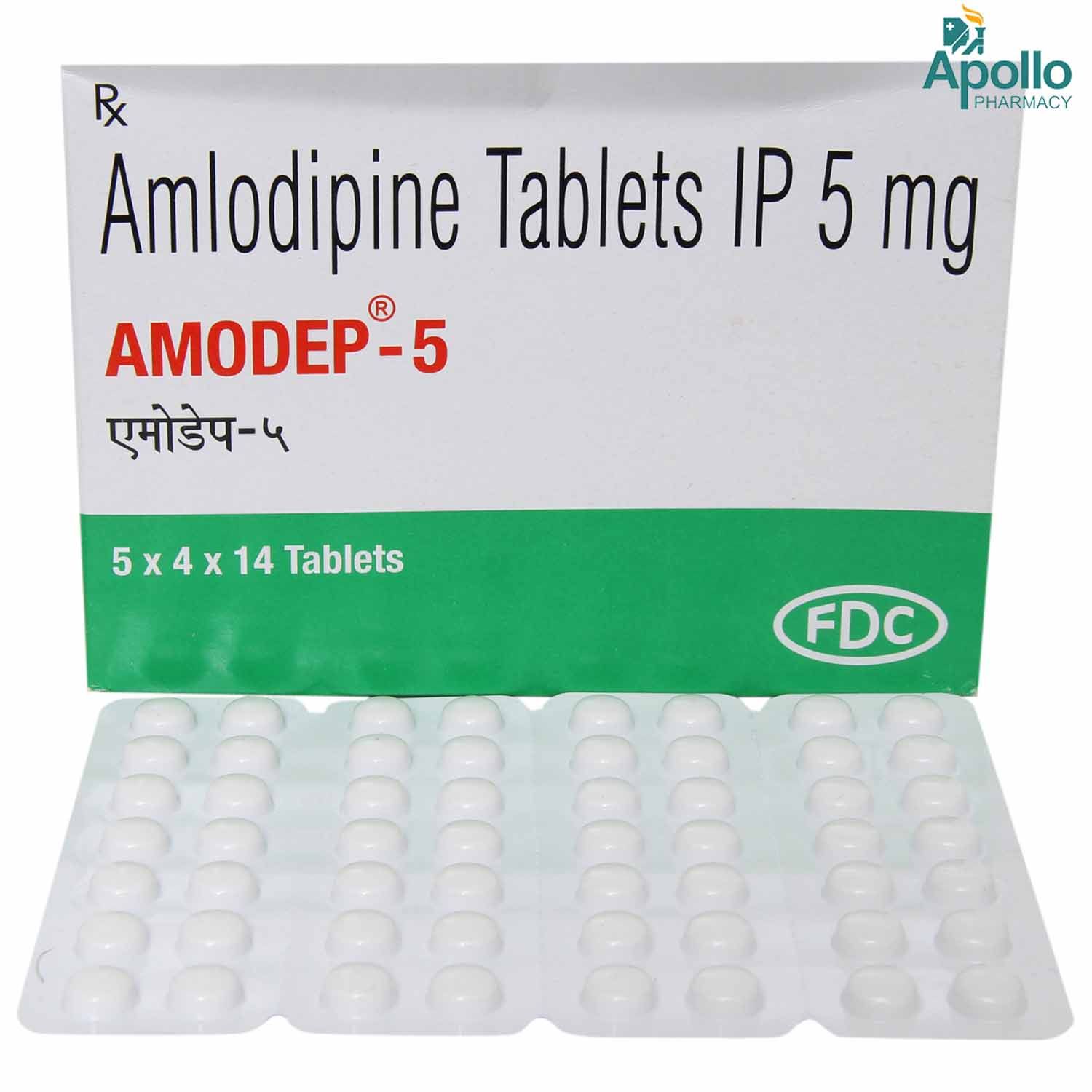 Amodep-5 Tablet 14's Price, Uses, Side Effects, Composition - Apollo ...