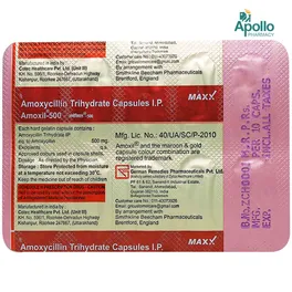 Amoxil-500 Capsule | Uses, Side Effects, Price | Apollo Pharmacy