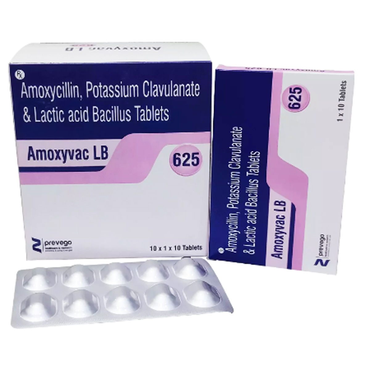 Amoxyvac LB 625 Tablet 10's | Uses, Side Effects, Price | Apollo Pharmacy