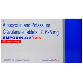 Ampoxin CV 625 Tablet | Uses, Side Effects, Price | Apollo Pharmacy