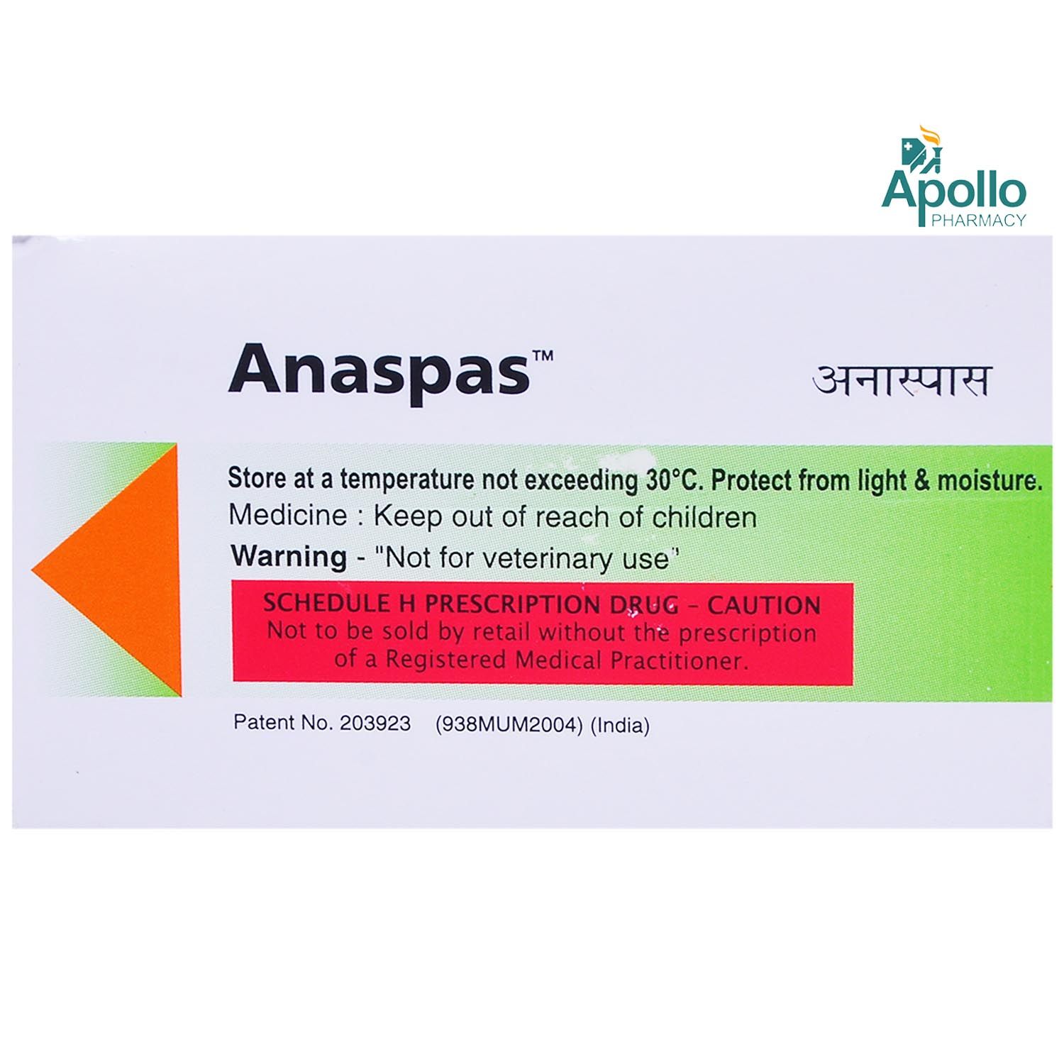 Anaspas Tablet 10's Price, Uses, Side Effects, Composition - Apollo ...
