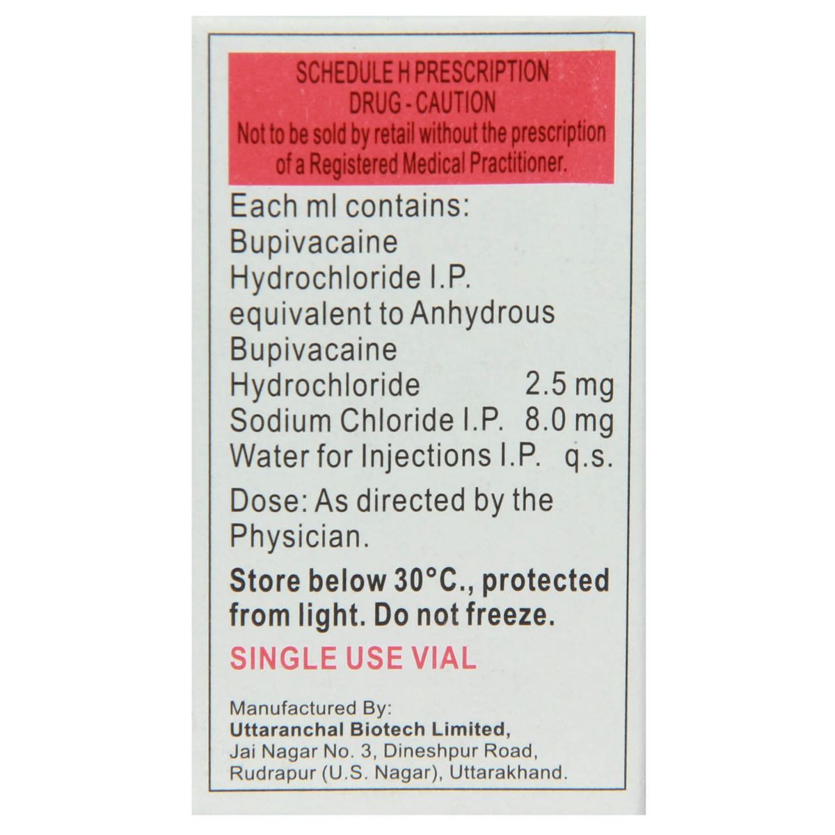 Anawin 0.25% Injection 20 ml Price, Uses, Side Effects, Composition ...