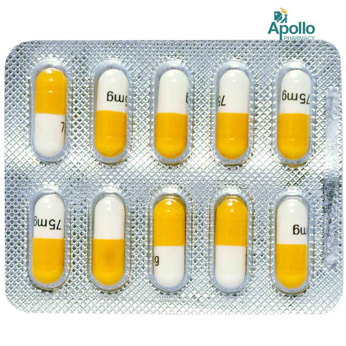 Antiflu 75 mg Capsule 10's Price, Uses, Side Effects, Composition ...