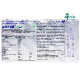 Buy Antoxid P Tablet | 19 Minutes Delivery | Apollo Pharmacy