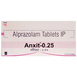 Anxit 0.25 Tablet | Uses, Side Effects, Price | Apollo Pharmacy
