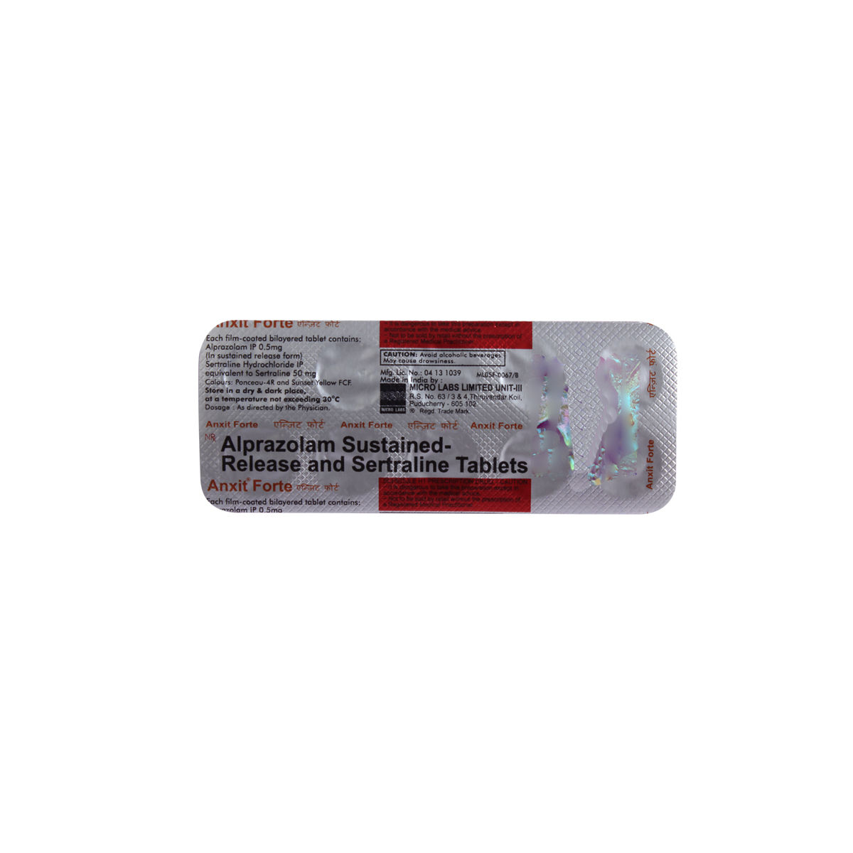 Anxit Forte Tablet 10's Price, Uses, Side Effects, Composition - Apollo ...