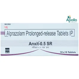 Anxit 0.5 SR Tablet | Uses, Side Effects, Price | Apollo Pharmacy