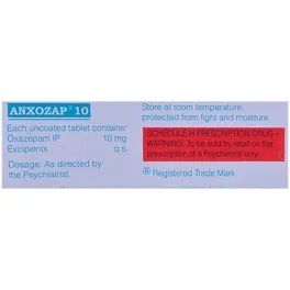 Anxozap 10 Tablet | Uses, Side Effects, Price | Apollo Pharmacy