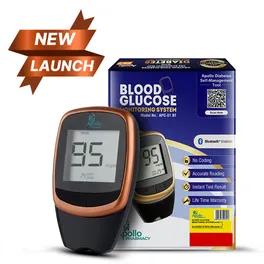 Buy Apollo Pharmacy Smart Blood Glucose Monitoring Bluetooth System ...