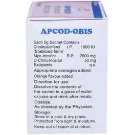 Apcod-Obis Sachet 5 gm | Uses, Side Effects, Price | Apollo Pharmacy