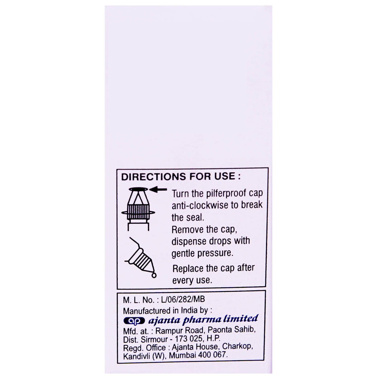 Apdrops DM Eye Drops 5 ml Price, Uses, Side Effects, Composition ...