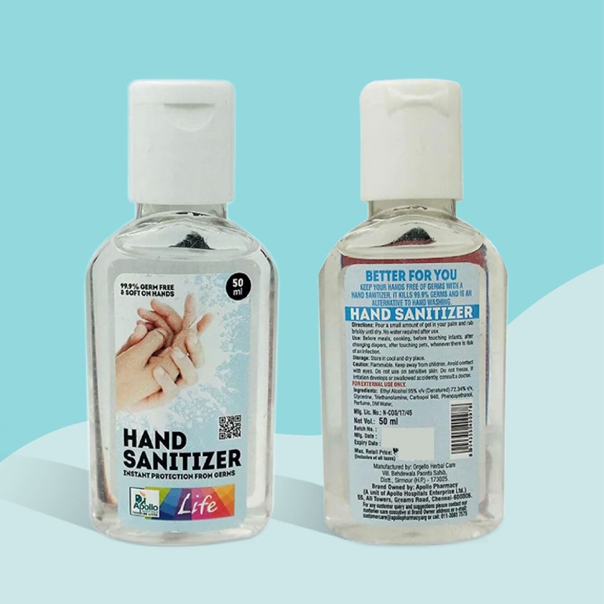 Apollo Life Hand Sanitizer, 50 ml Price, Uses, Side Effects ...