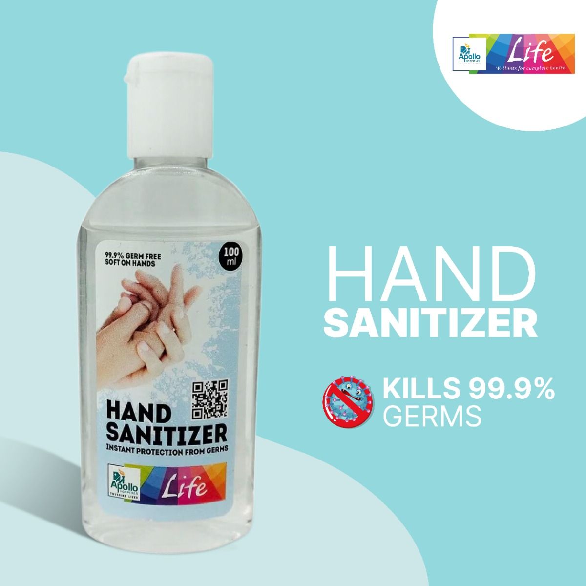 Apollo Life Hand Sanitizer, 300 ml (3x100 ml) Price, Uses, Side Effects, Composition - Apollo ...