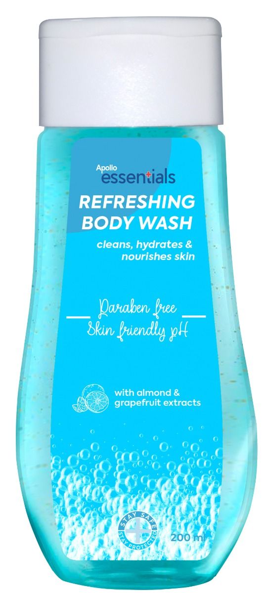 Buy Apollo Essentials Refreshing Body Wash, 400 ml (2x200ml) | 19 ...