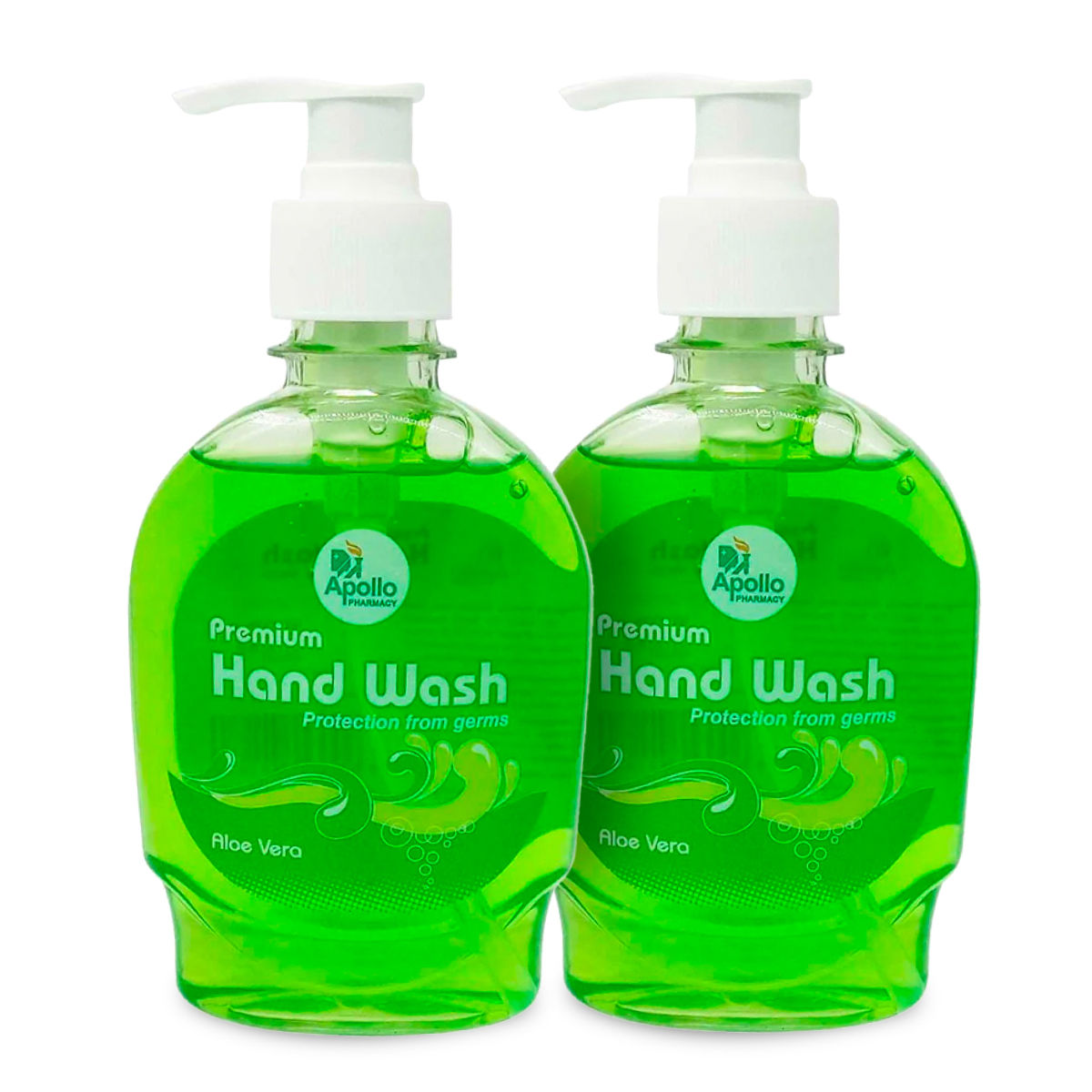 Buy Apollo Pharmacy Premium Aloe Vera Handwash, 500 ml (2x250 ml) | 19 ...