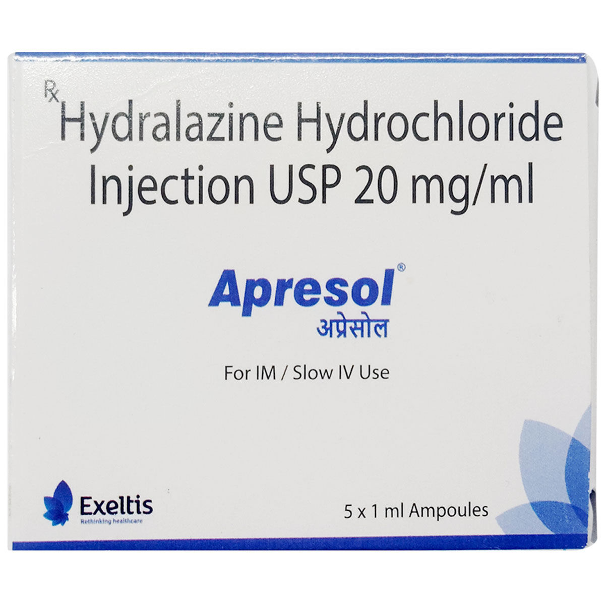 Apresol Injection 1 ml | Uses, Side Effects, Price | Apollo Pharmacy
