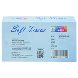 Buy Apollo Life Soft Tissue, 100 Count | 19 Minutes Delivery | Apollo ...