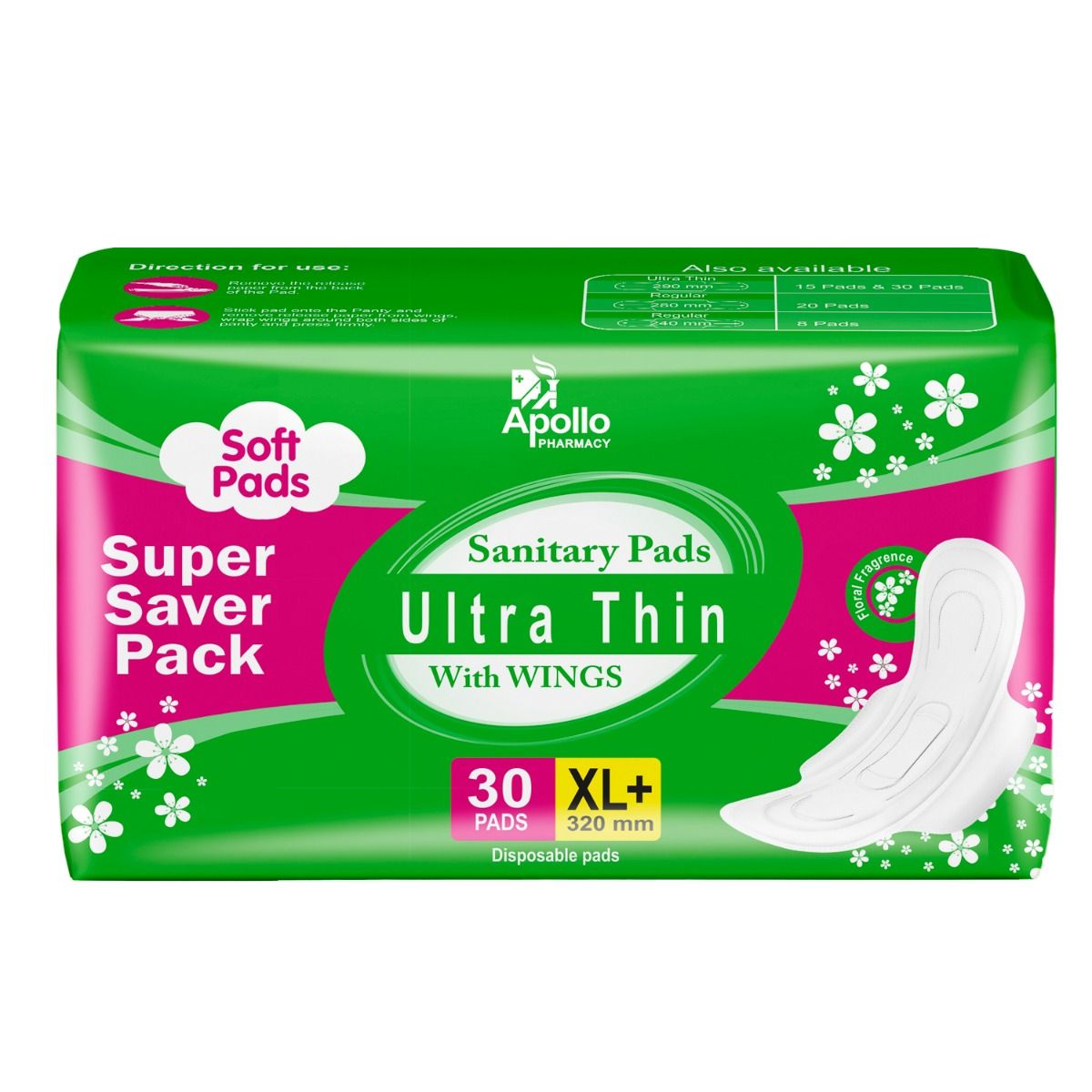 Buy Best apollo sanitary pads Products Online in India - Apollo Pharmacy