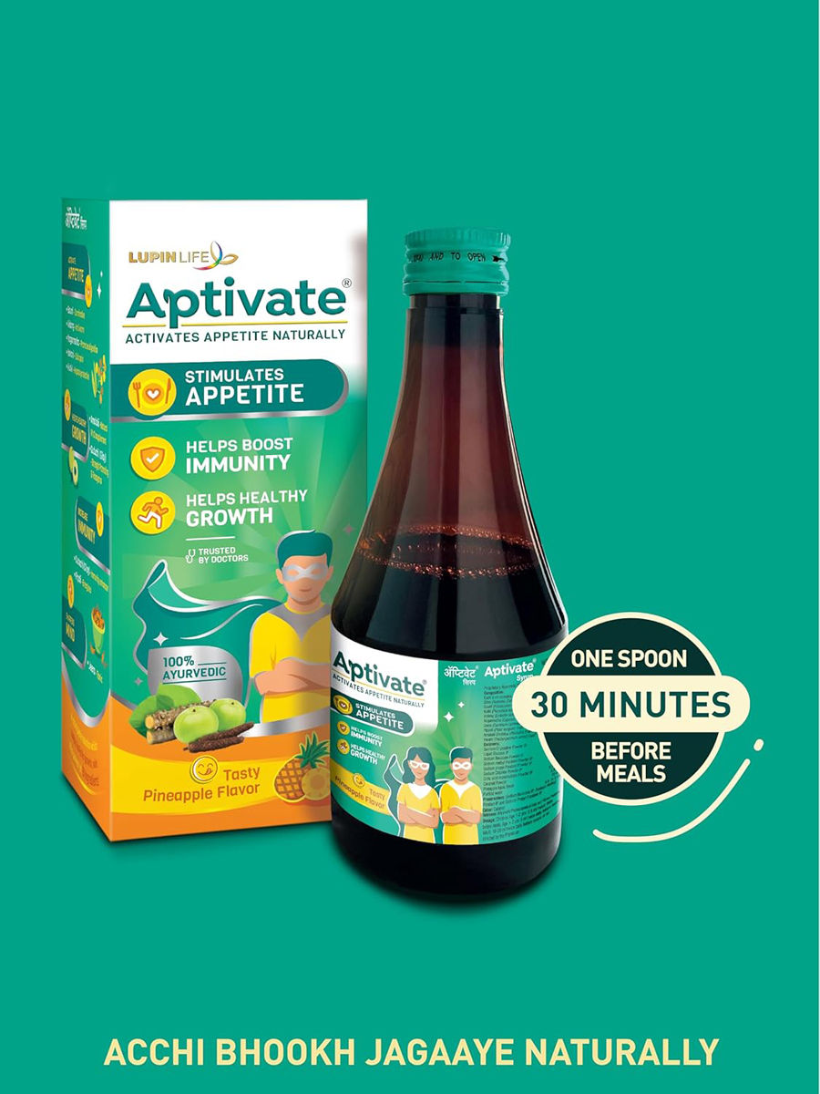 Buy Aptivate Pineapple Syrup | 19 Minutes Delivery | Apollo Pharmacy
