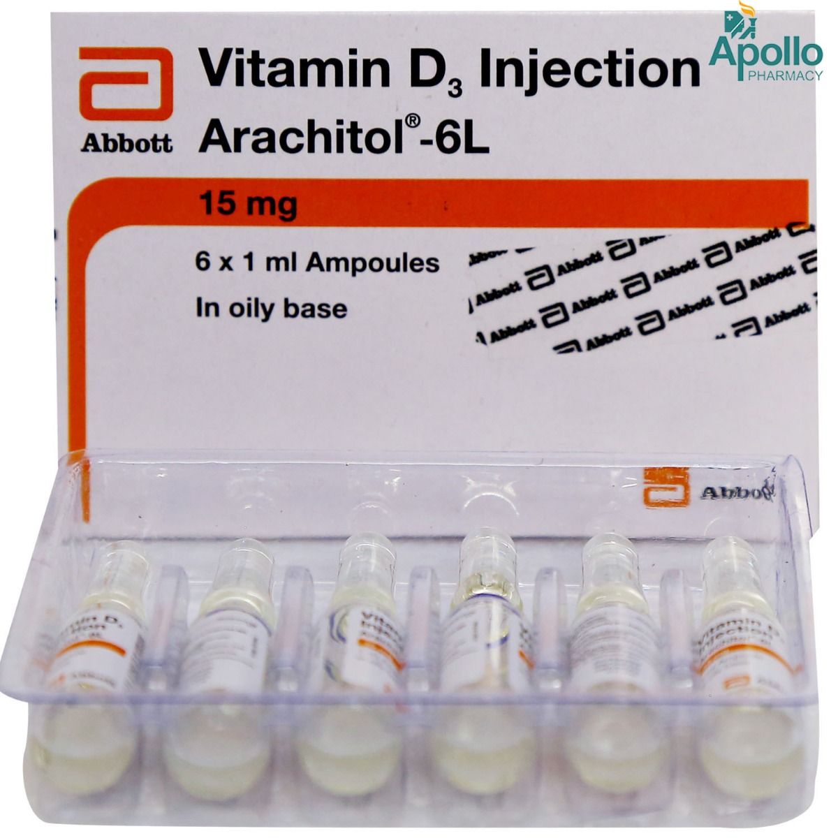 Arachitol 6L Injection 6X1 ml | Uses, Side Effects, Price | Apollo Pharmacy