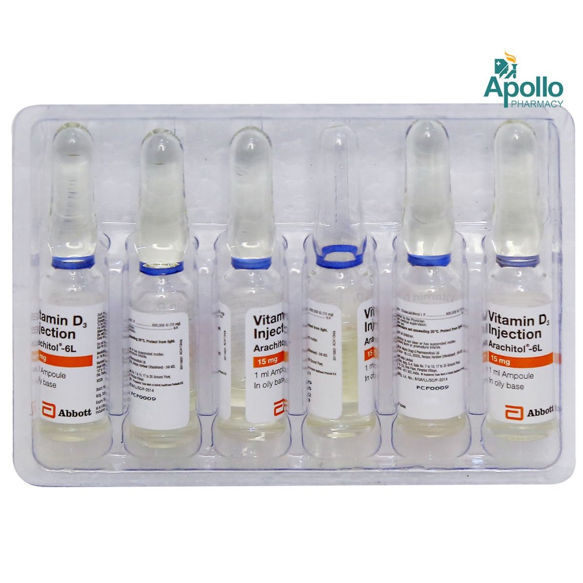 Arachitol 6L Injection 6X1 ml | Uses, Side Effects, Price | Apollo Pharmacy