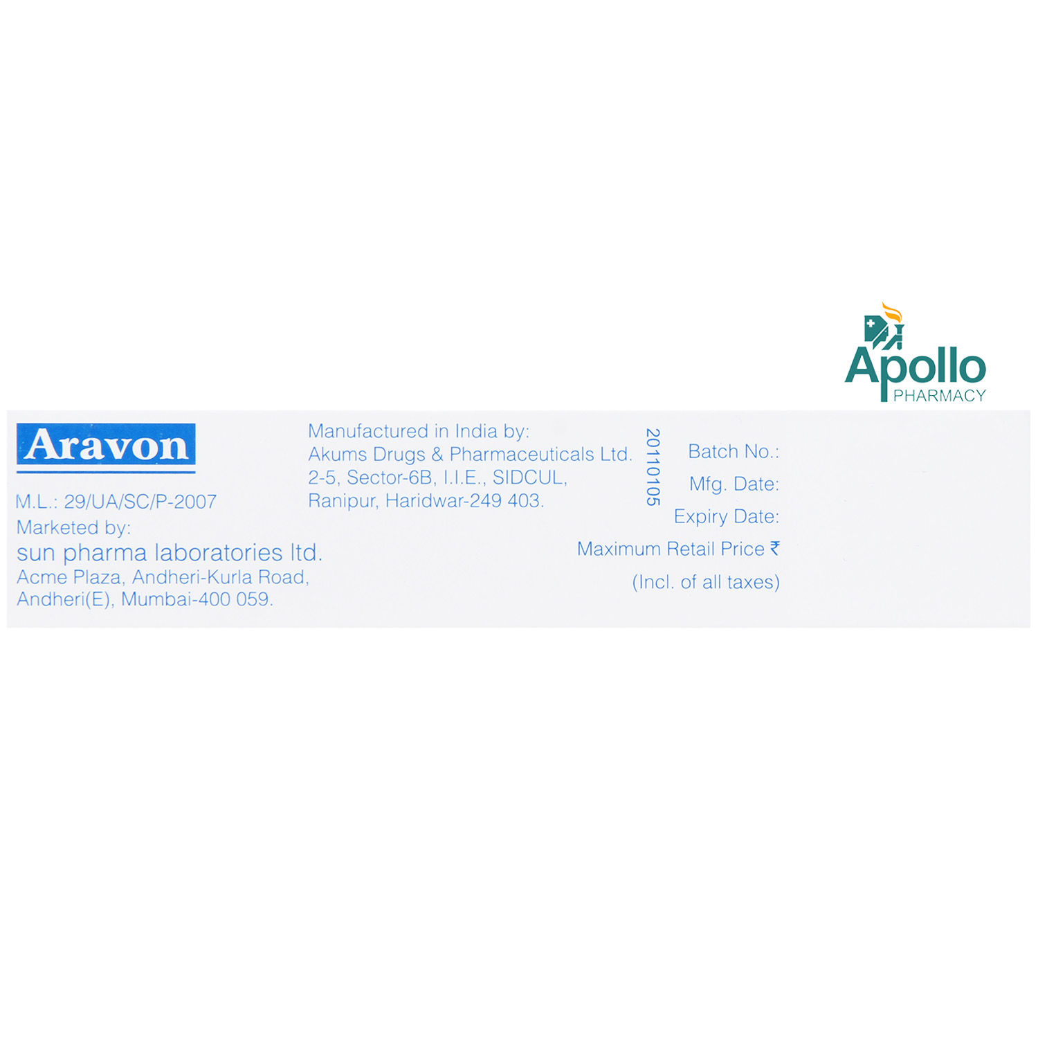 Aravon Injection | Uses, Side Effects, Price | Apollo Pharmacy