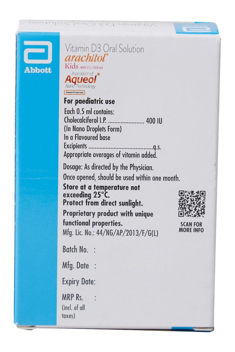 Arachitol Nano Pediatric Drops 15 ml Price, Uses, Side Effects ...