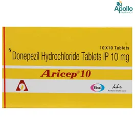 Aricep 10 Tablet | Uses, Side Effects, Price | Apollo Pharmacy