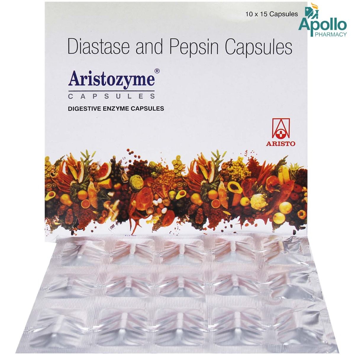 Aristozyme Capsule 15's Price, Uses, Side Effects, Composition - Apollo ...