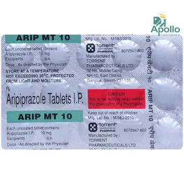 Arip MT 10 Tablet | Uses, Side Effects, Price | Apollo Pharmacy