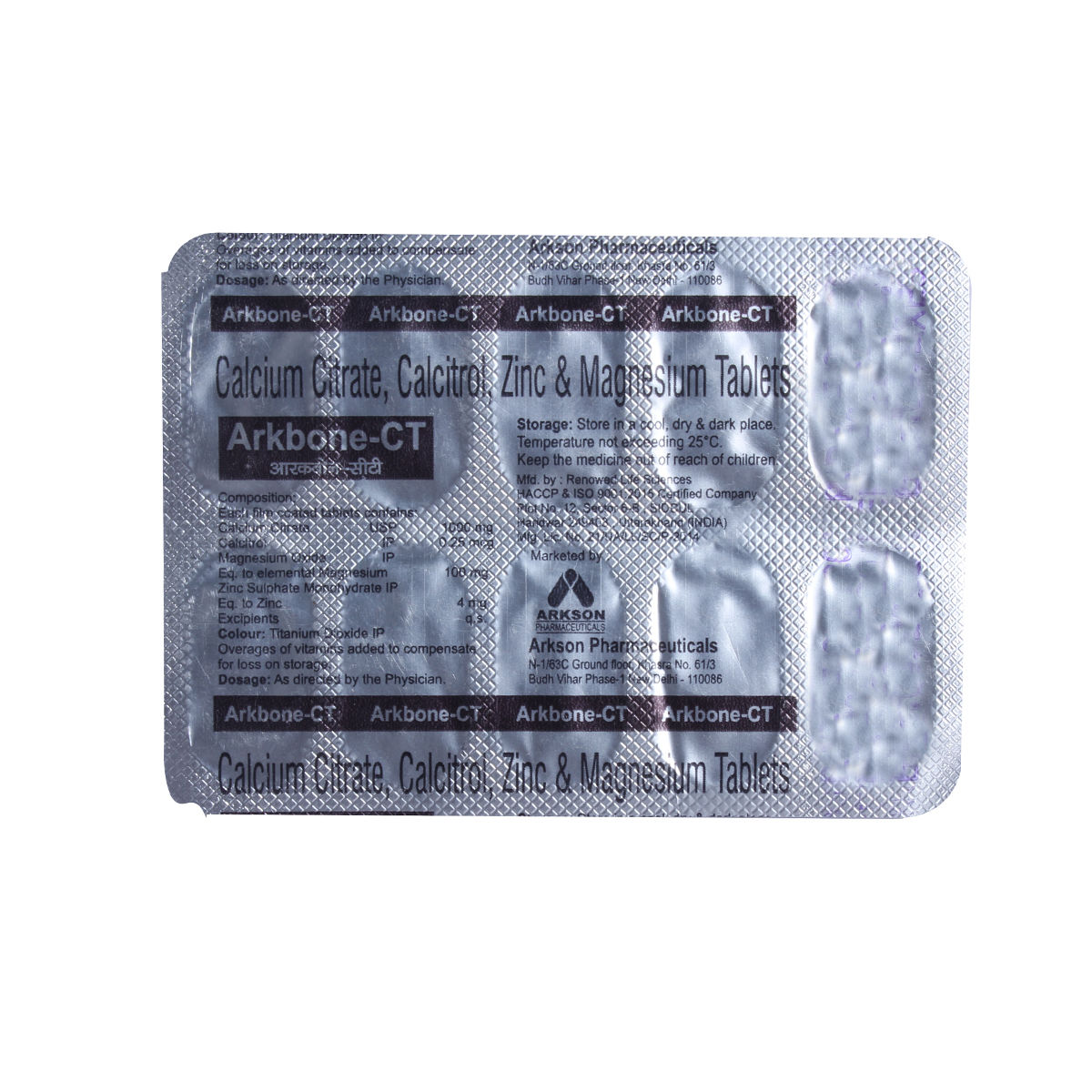 Arkbone-CT Tablet 10's Price, Uses, Side Effects, Composition - Apollo ...
