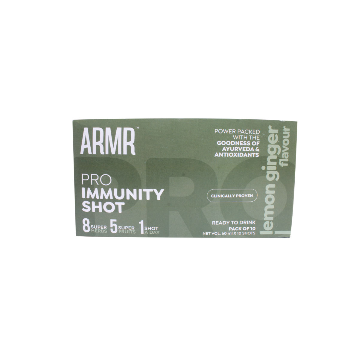 Armr Pro Immunity Lemon Ginger Flavour Shot, 600 ml Price, Uses, Side ...