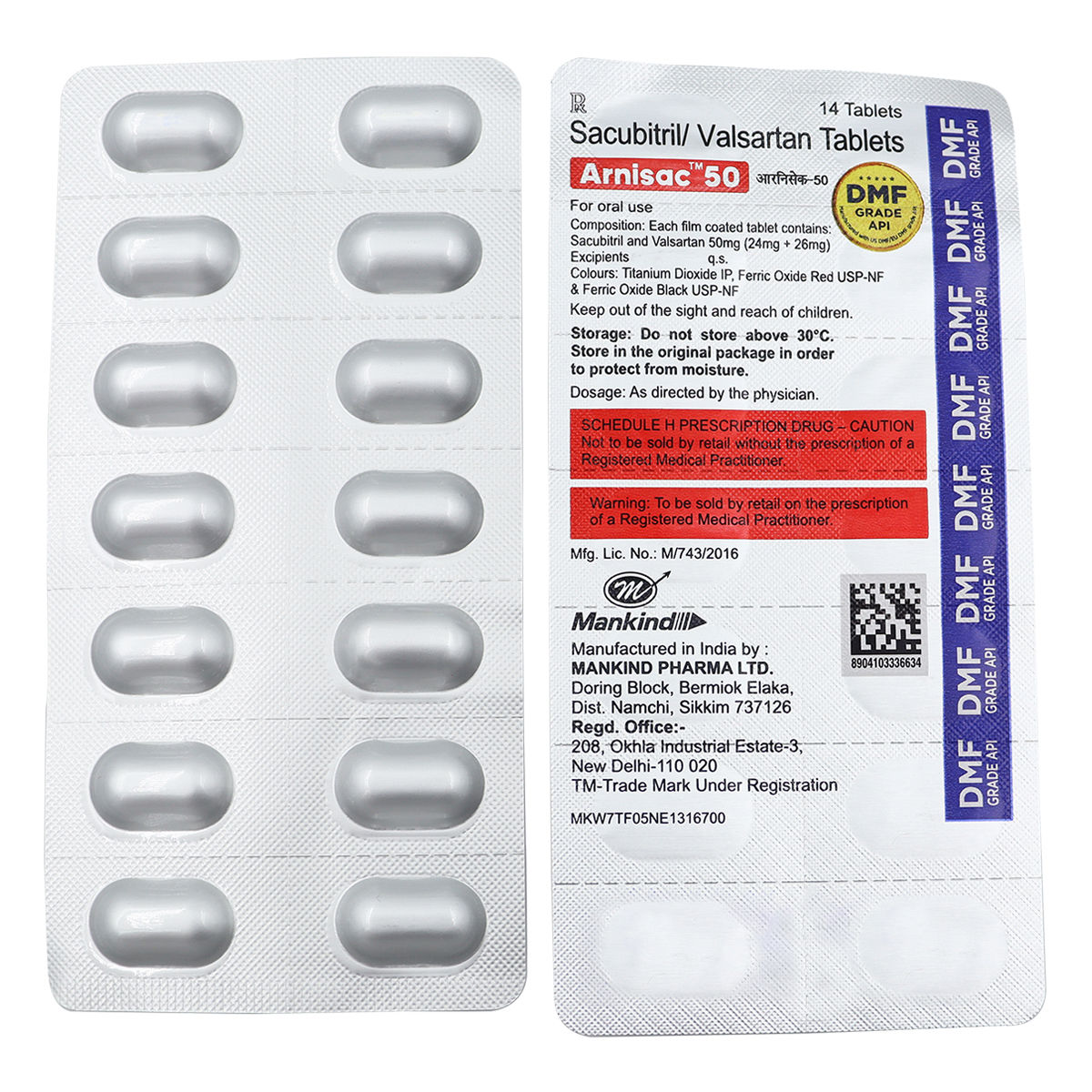 Arnisac 50 Tablet | Uses, Side Effects, Price | Apollo Pharmacy