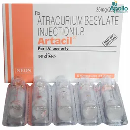 Artacil Injection Atracurium | Uses, Side Effects, Price | Apollo Pharmacy