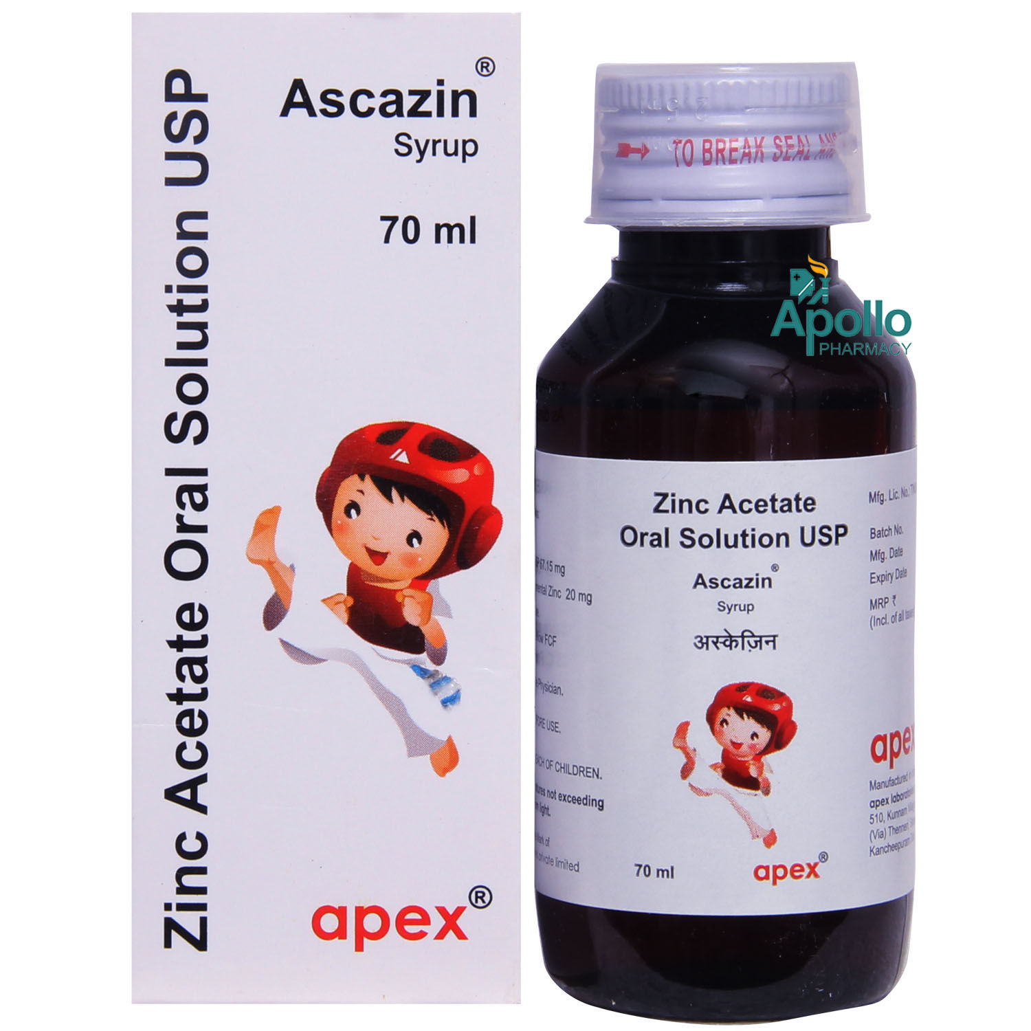 Ascazin Syrup 70 ml Price, Uses, Side Effects, Composition - Apollo ...