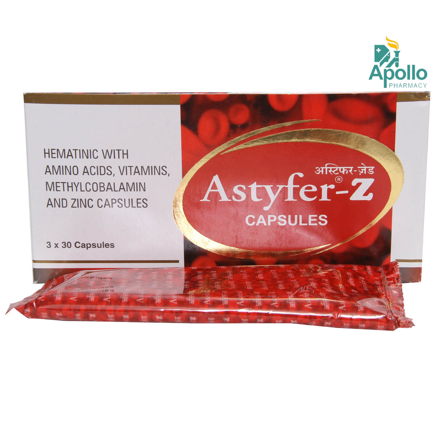 Astyfer-Z Capsule 30's Price, Uses, Side Effects, Composition - Apollo ...