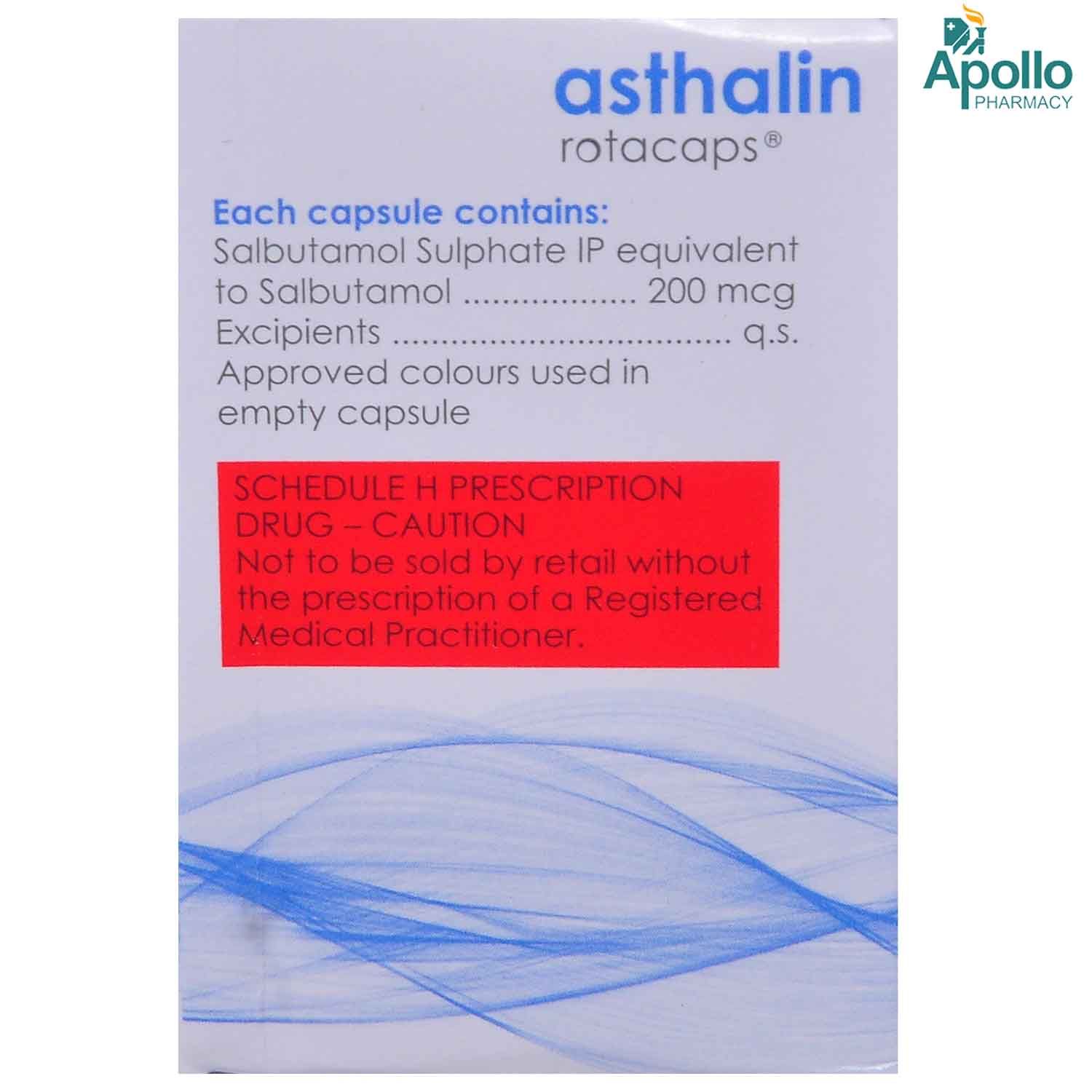 Asthalin Rotacaps | Uses, Side Effects, Price | Apollo Pharmacy
