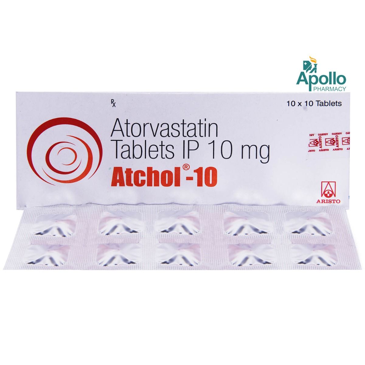 Atchol 10 Tablet 10's Price, Uses, Side Effects, Composition - Apollo ...