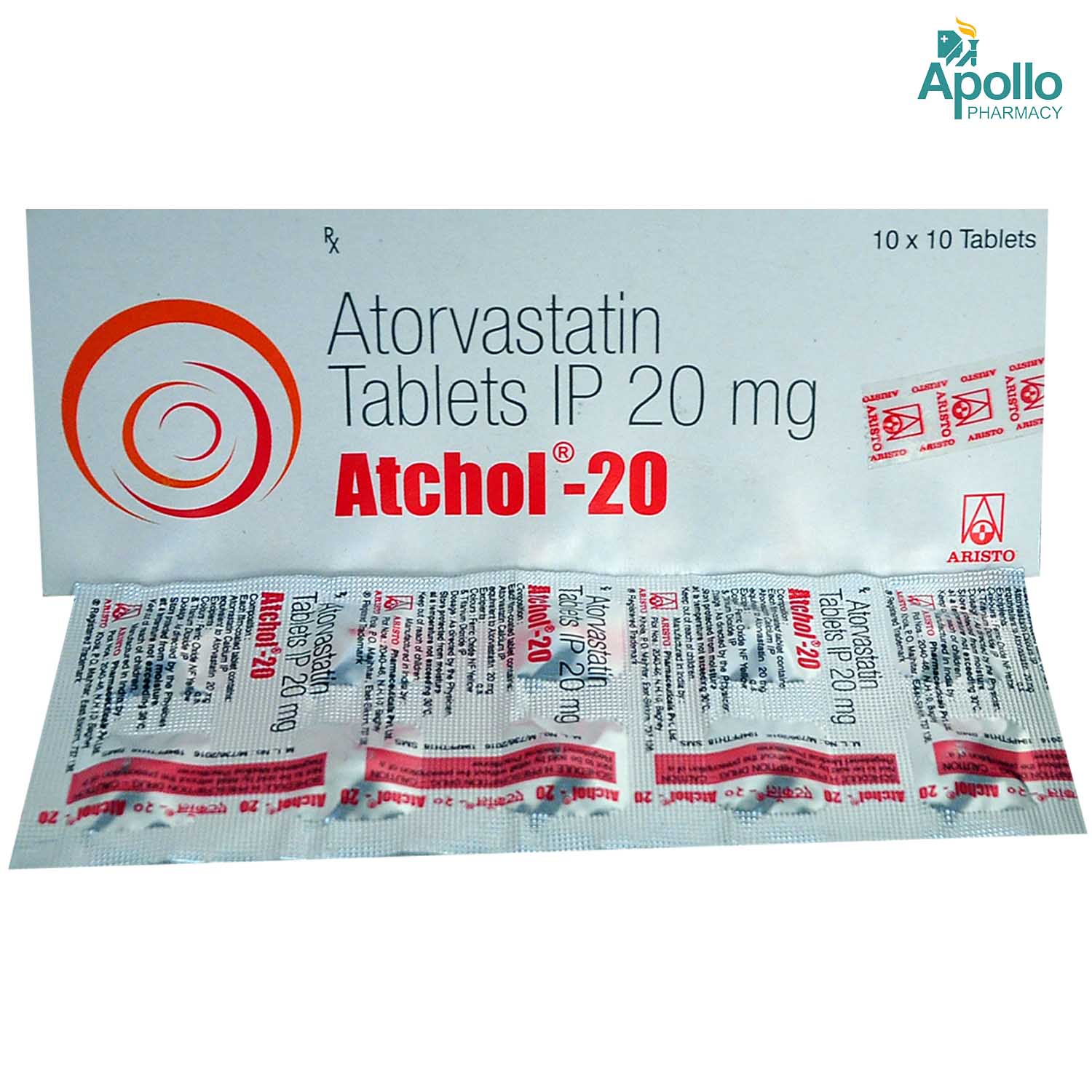 Atchol 20 Tablet | Uses, Side Effects, Price | Apollo Pharmacy