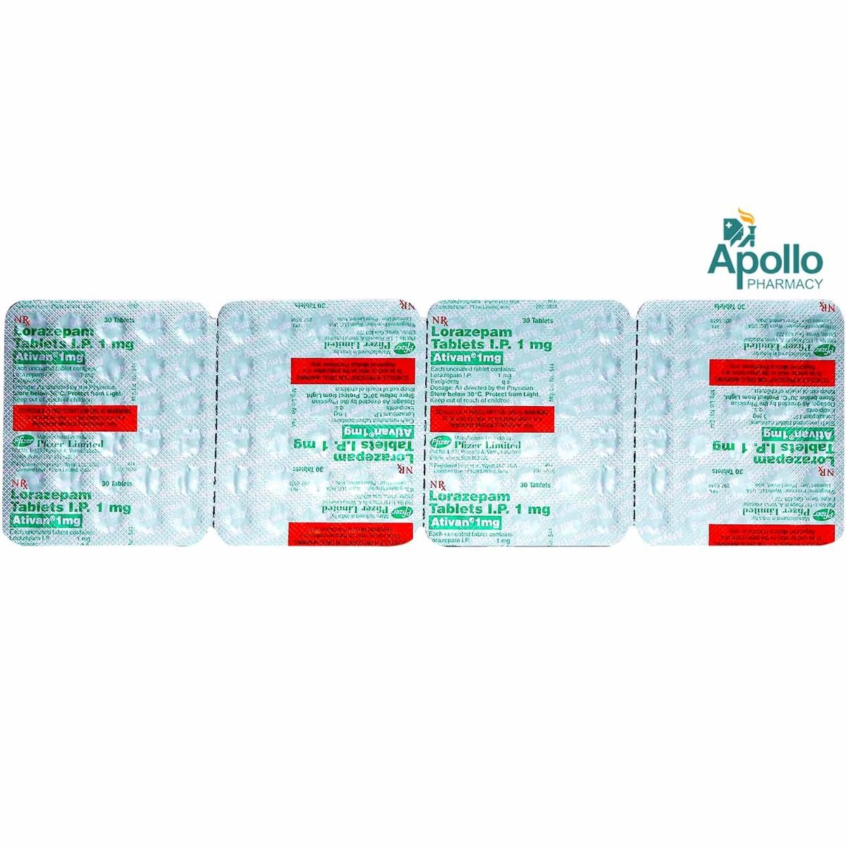 Ativan 1 mg Tablet | Uses, Side Effects, Price | Apollo Pharmacy