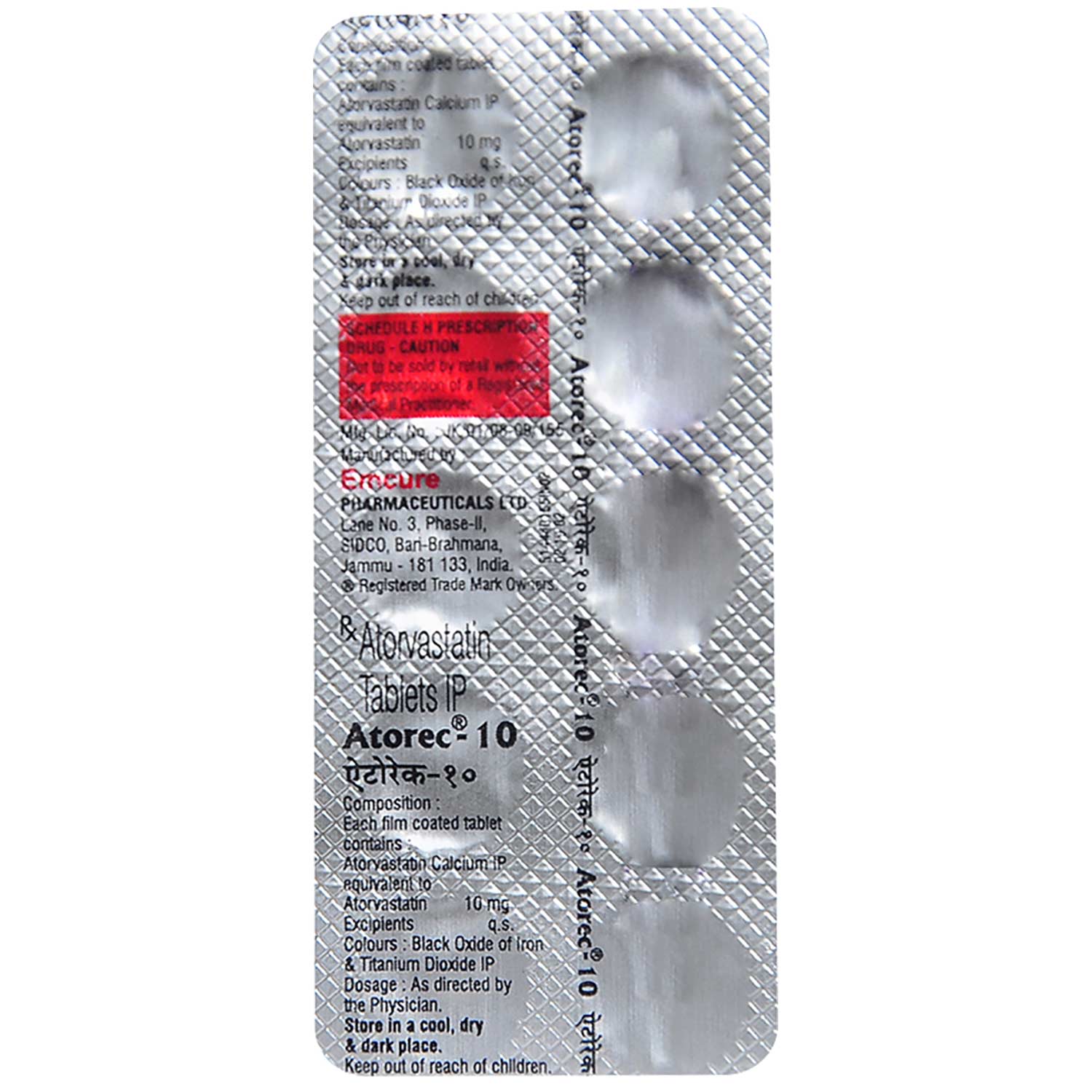 Atorec-10 Tablet 10's Price, Uses, Side Effects, Composition - Apollo ...