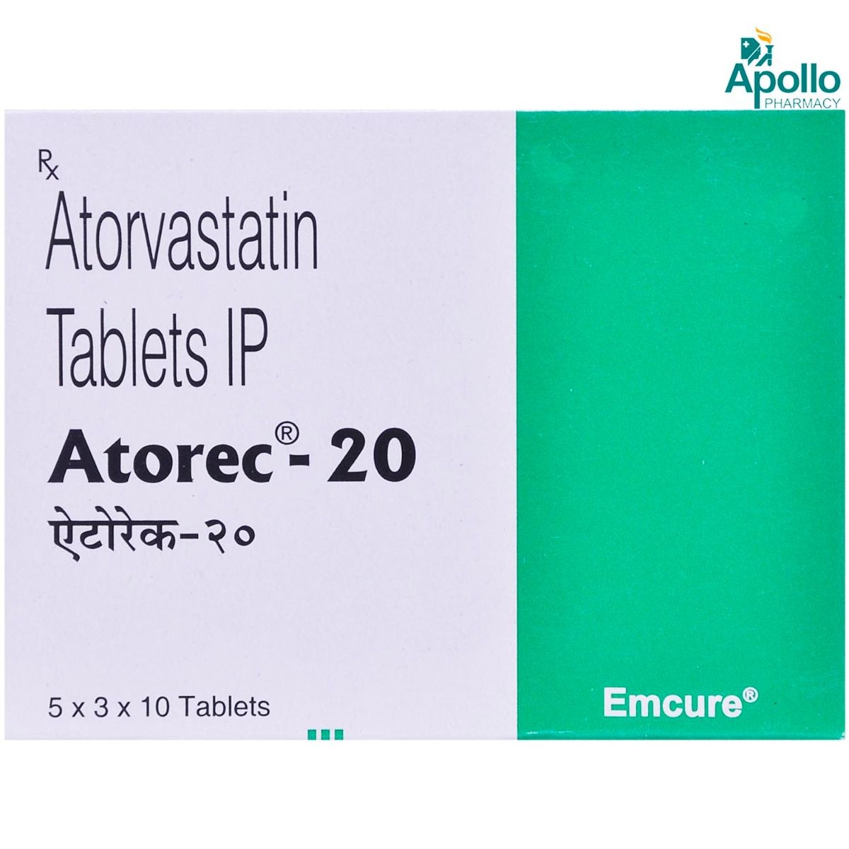 Atorec-20 Tablet | Uses, Side Effects, Price | Apollo Pharmacy