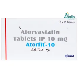 Atorfit 10 Tablet | Uses, Side Effects, Price | Apollo Pharmacy