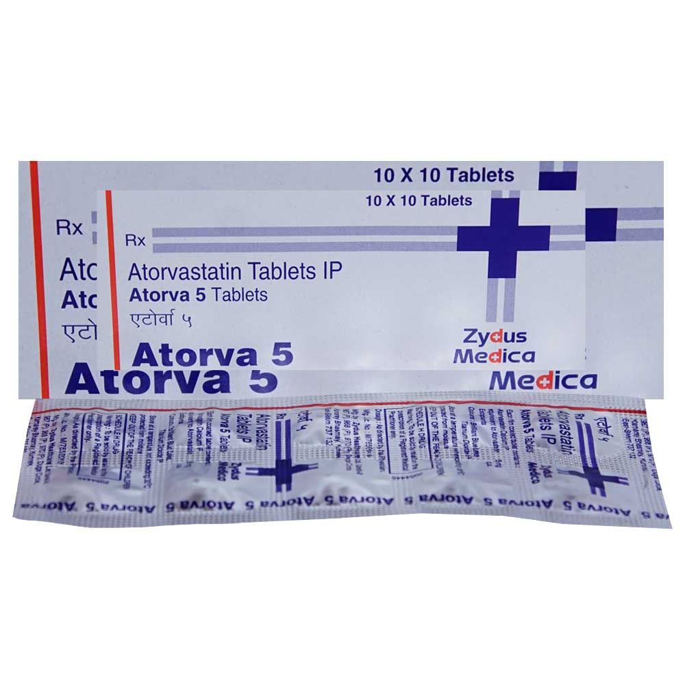 Atorva 5 Tablet 10's Price, Uses, Side Effects, Composition - Apollo ...