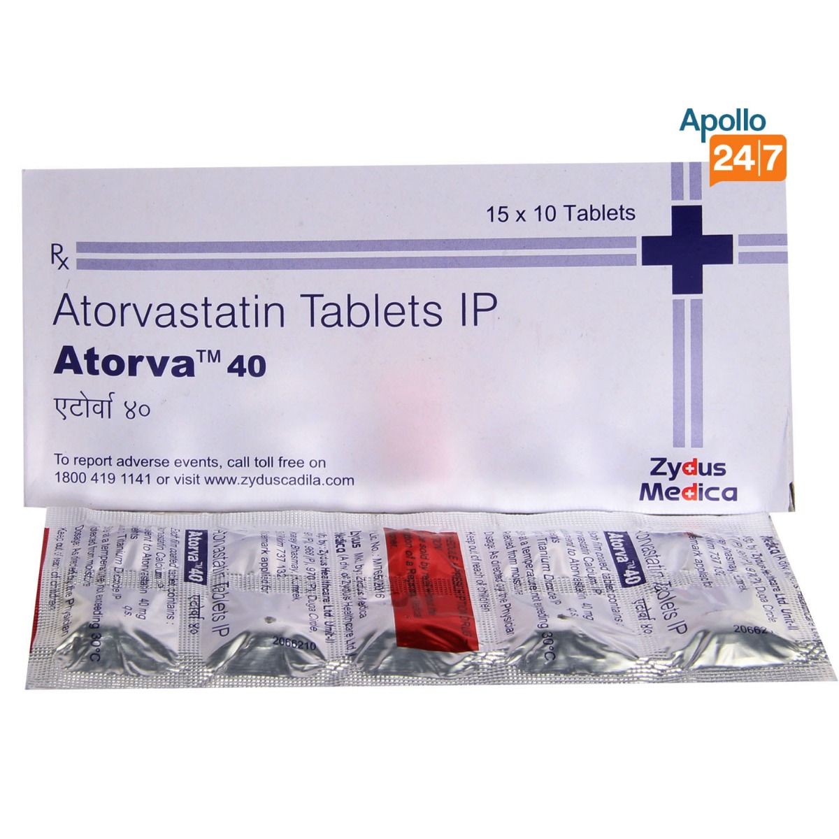 Atorva 40 Tablet | Uses, Side Effects, Price | Apollo Pharmacy